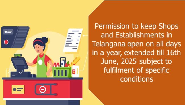 Permission to keep Shops and Establishments in Telangana open on all ...
